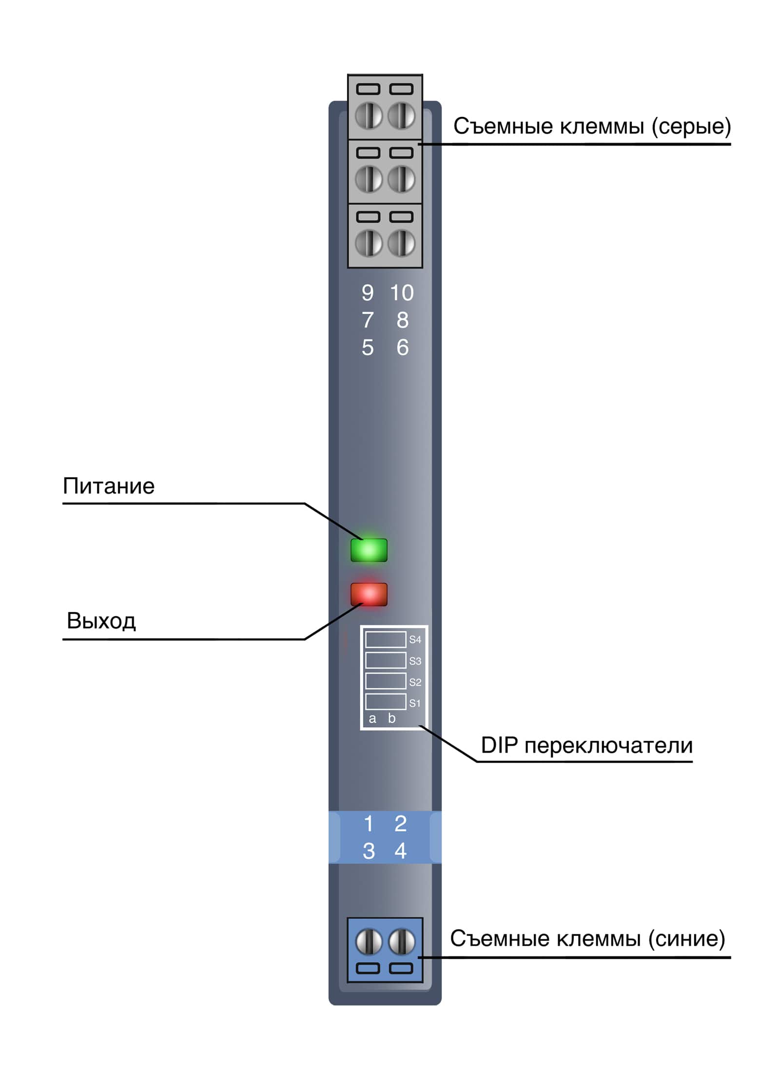 БИГ-2-1-11 Барьер искробезопасный [Ex ia Ga]IIC/[Ex ia Ma] I/ [Ex ia Da ...